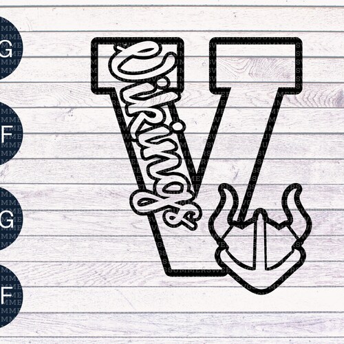Vikings School Spirit Svg Retro Design Viking Pride Svg - Etsy