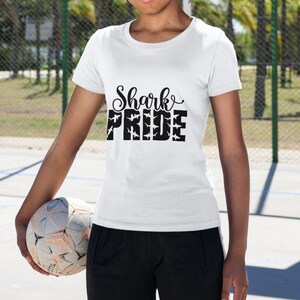 Sharks Svg, Shark Pride, School Spirit, Cheerleader, Cricut Cut File ...