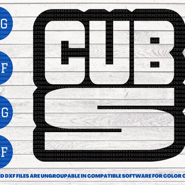 Cubs Svg - Etsy