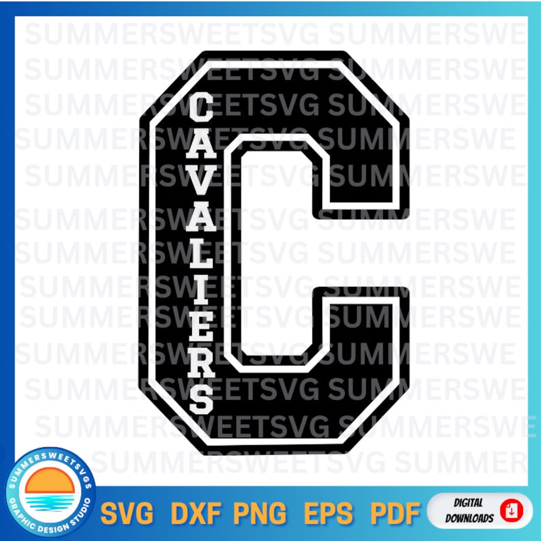Cavaliers SVG, Letter C Svg, Boys Girls Design, Team Spirit ...
