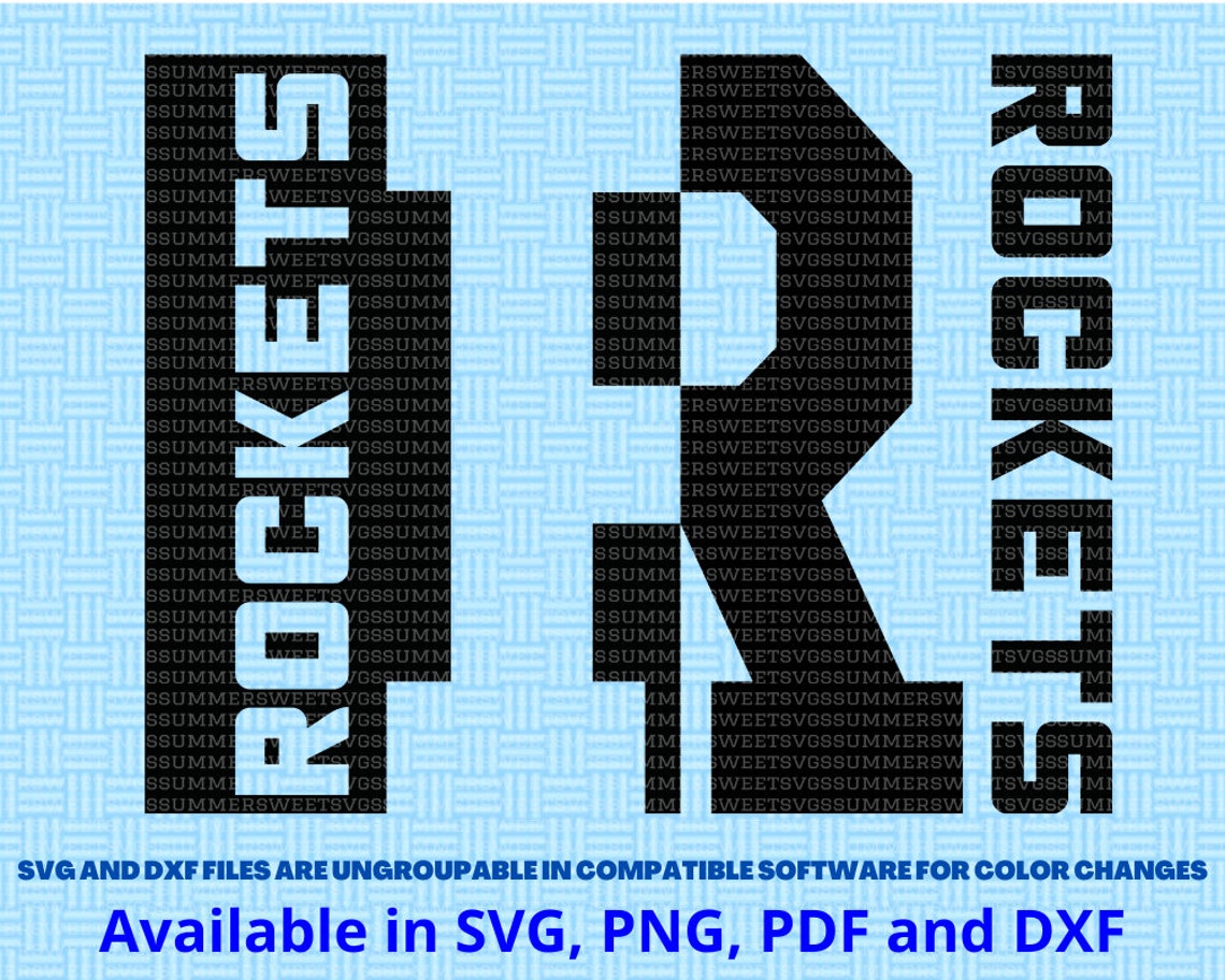 Rockets Svg Cheer Mom Rocket Team Spirit Cute Cheer - Etsy