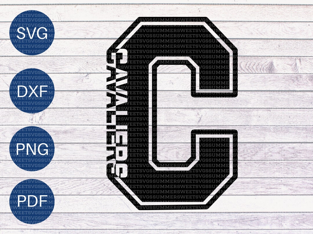 Cavaliers SVG, Big Letter C Svg, Boys or Girls Design, Team Spirit ...