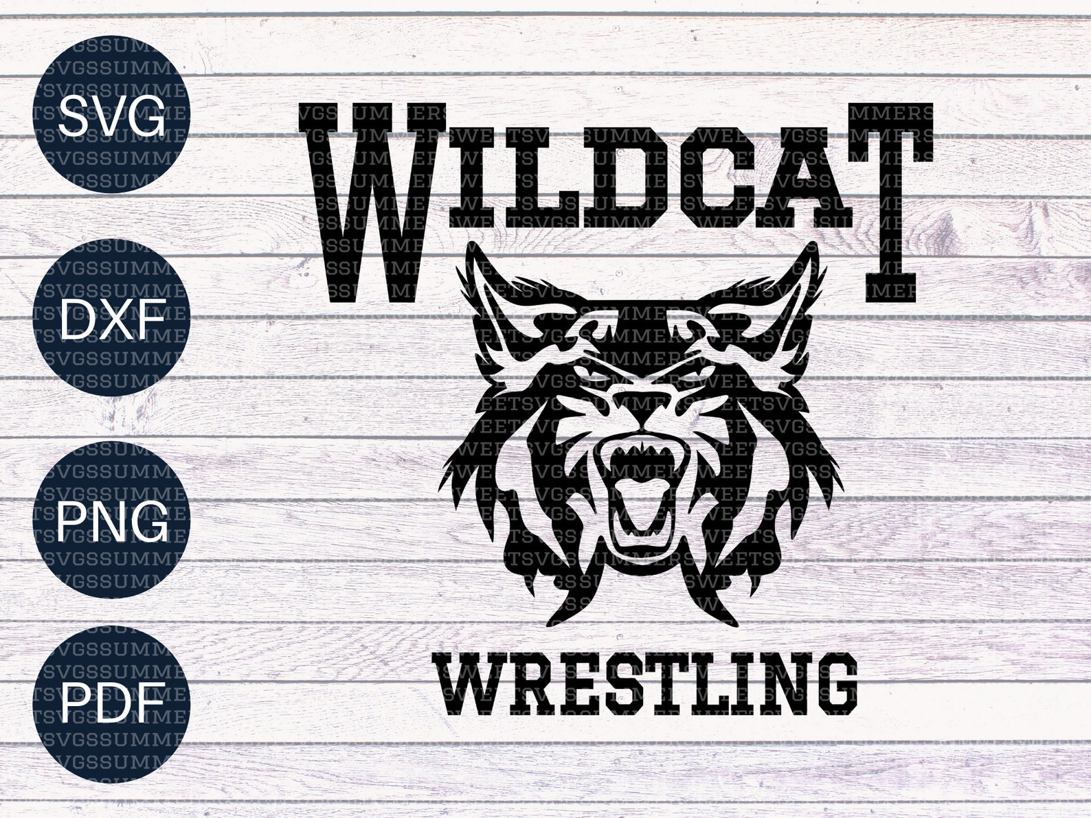 Wildcat wrestling SVG Love wrestling SVG wrestling | Etsy