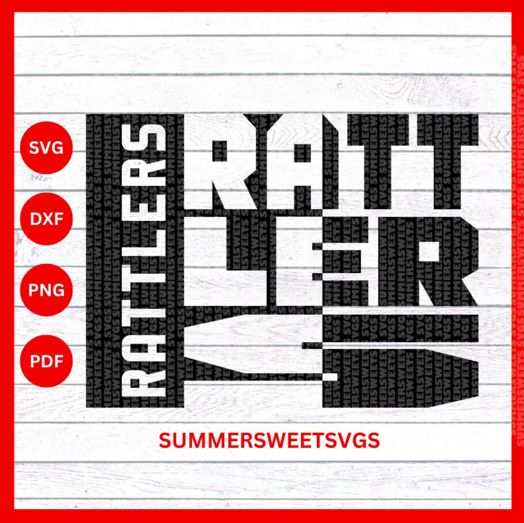 Rattlers SVG, Team Spirit, Retro Svg, Cheerleader, Cheer Mom Svg ...