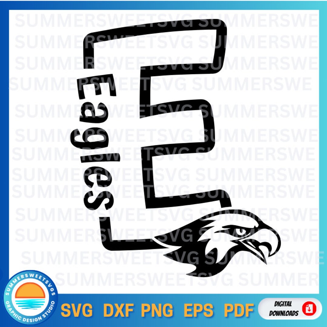 Eagles SVG, Big E Svg, School Spirit SVG, Eagles Design Svg, Teacher ...