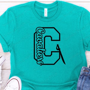 Cavaliers SVG, Letter C Svg, Boys or Girls Design, School Spirit ...