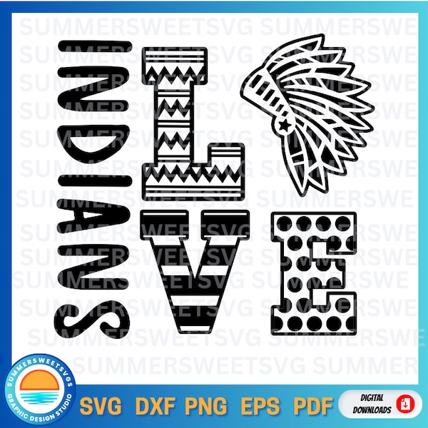 Indians Svg - Etsy