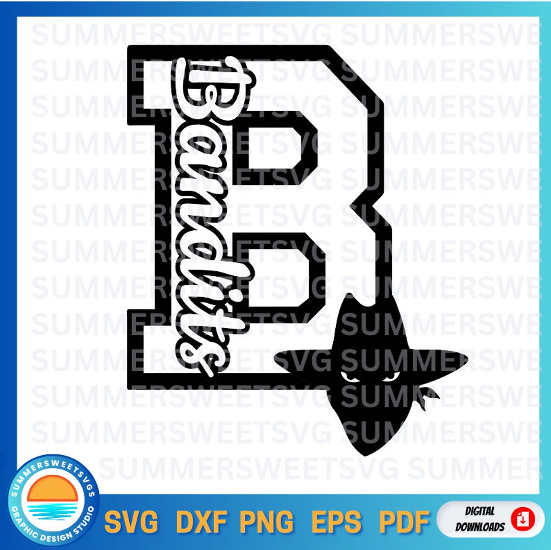Bandits Svg, Cheer SVG, Bandits School Pride, School Spirit Svg, Tshirt ...