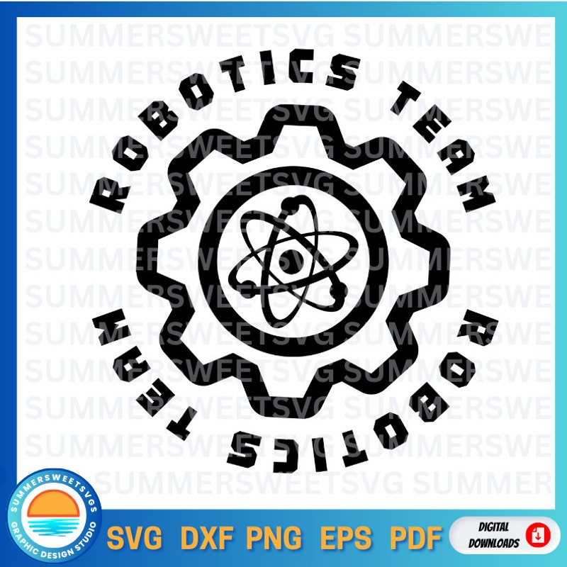 Robot and Gears - Etsy