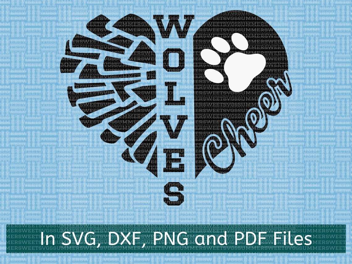 Wolves SVG Wolves cheer svg Wolves shirt svg Wolves | Etsy