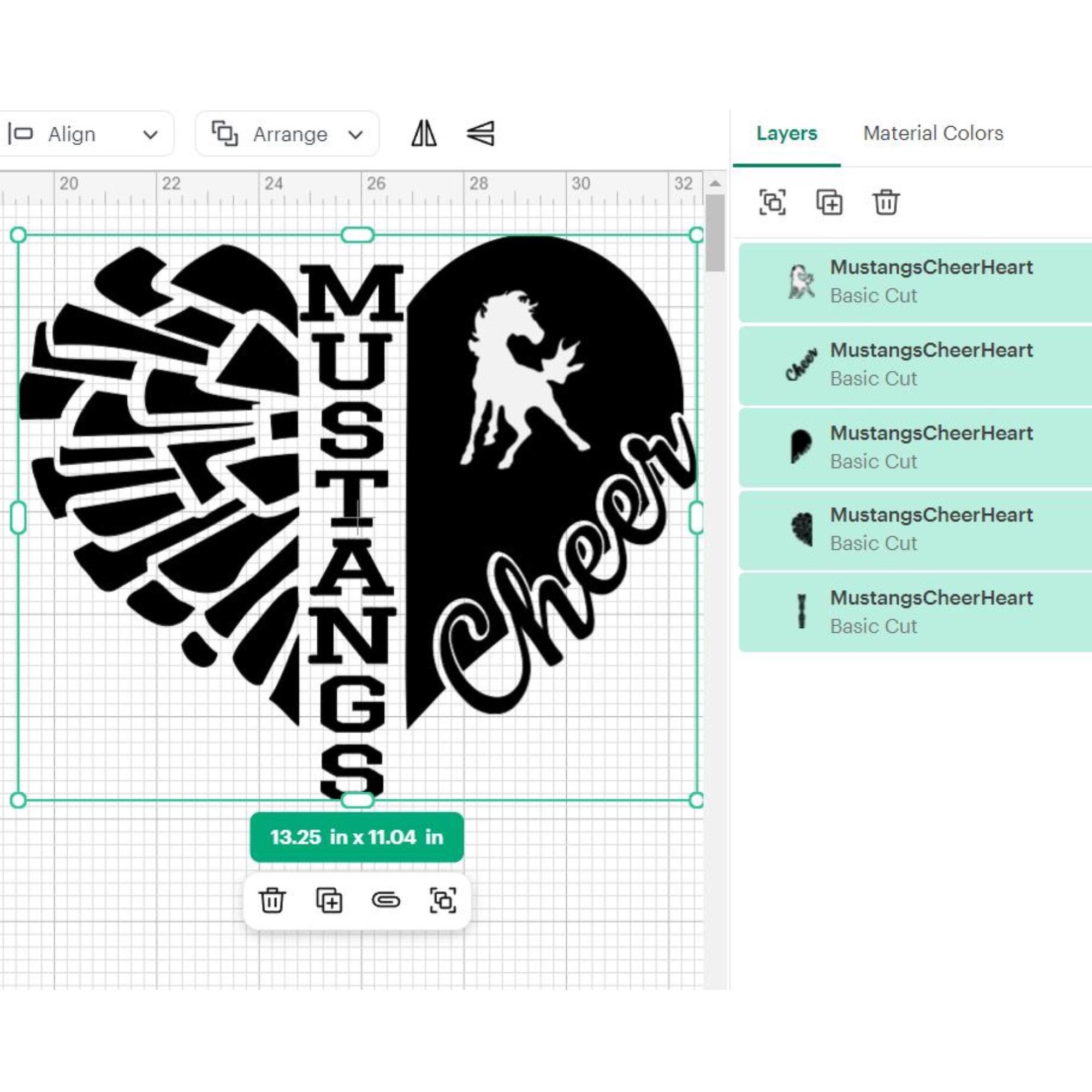 Mustangs Cheer SVG, Pom Pom Svg, Mustangs Heart Svg, Cheerleader Svg ...