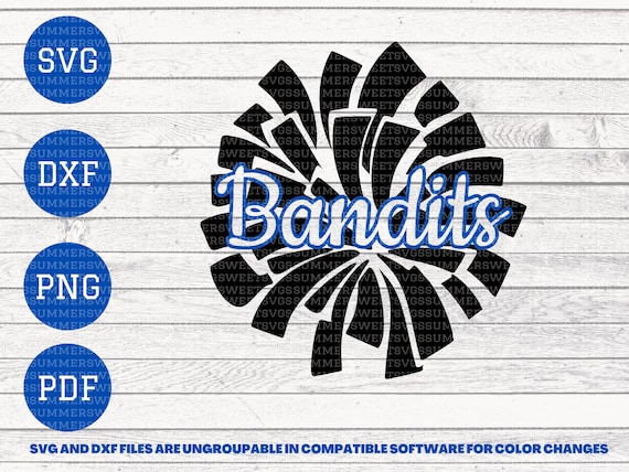 Bandits Svg Cheer Svg Bandit Cheerleading Svg Bandits Cheer - Etsy