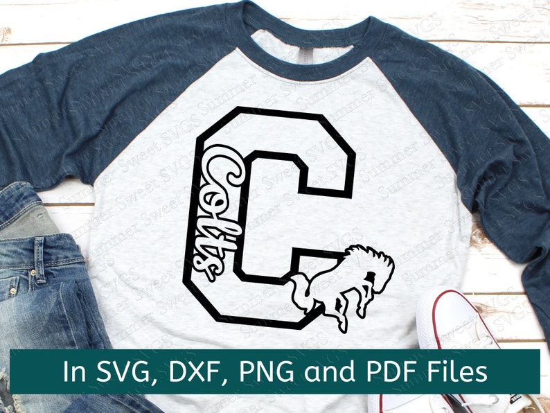 Colts SVG Cheer Mom Svg Dxf Png Pdf Team Spirit Cricut Cut - Etsy