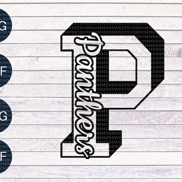 Letter P Svg - Etsy