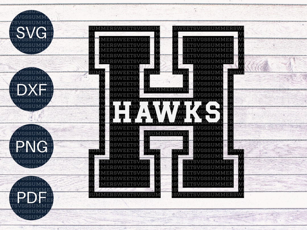 Hawks Svg Cheerleader Svg Letter H Svg Cheer Svg Team - Etsy