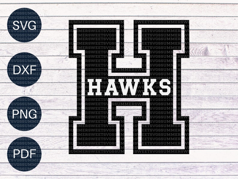 Hawks Svg Cheerleader Svg Letter H Svg Cheer Svg Team - Etsy