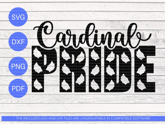 Cardinal Pride SVG Cardinals Team Spirit Svg Pride Shirt - Etsy