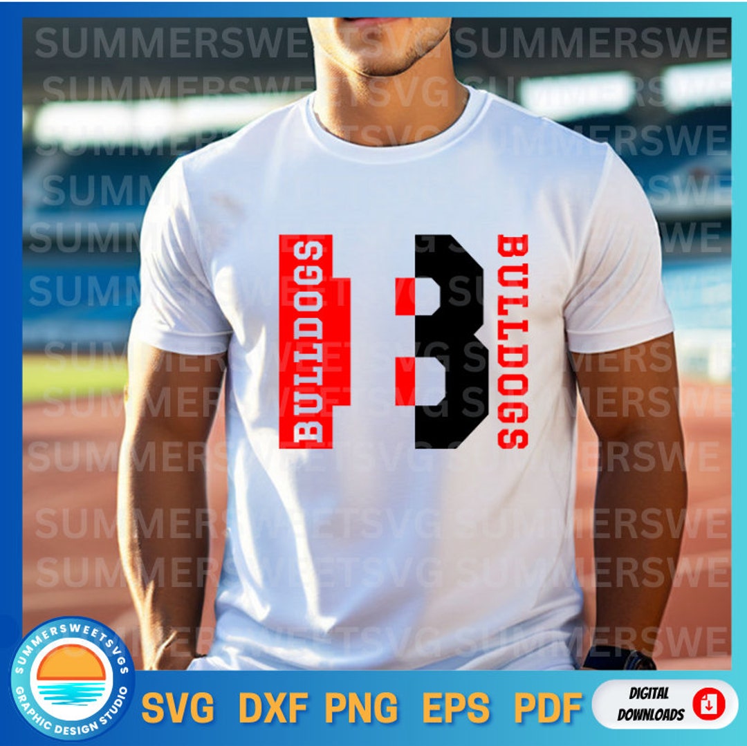 Bulldogs Svg, Cheer Svg, Team Spirit Svg, Sport Design, Png, Dxf, File ...