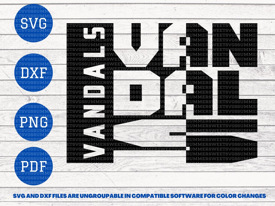 Vandals Svg, Cheer Svg, Cheer Mom, Team Spirit Svg, Vandal Pride, Png ...