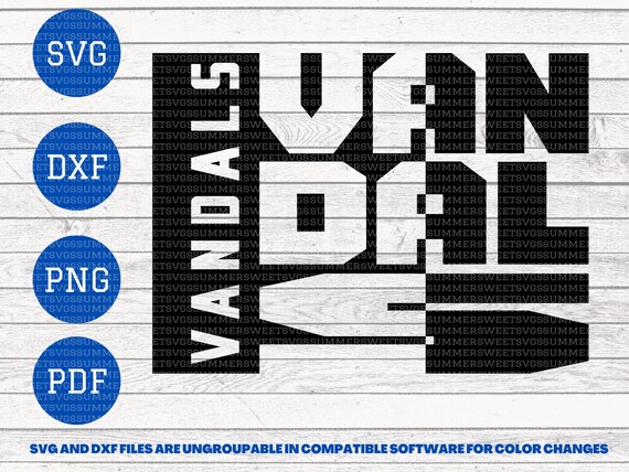 Vandals Svg Cheer Svg Cheer Mom Team Spirit Svg Vandal - Etsy