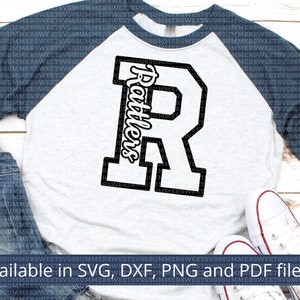 Rattlers Svg, School Spirit SVG, Letter R Svg, Boys Design, Team Spirit ...