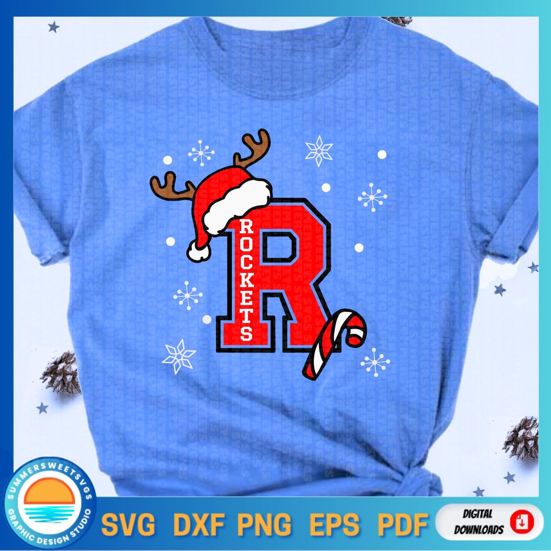 Rockets SVG, Christmas SVG, Christmas School Shirt Svg, School Staff ...