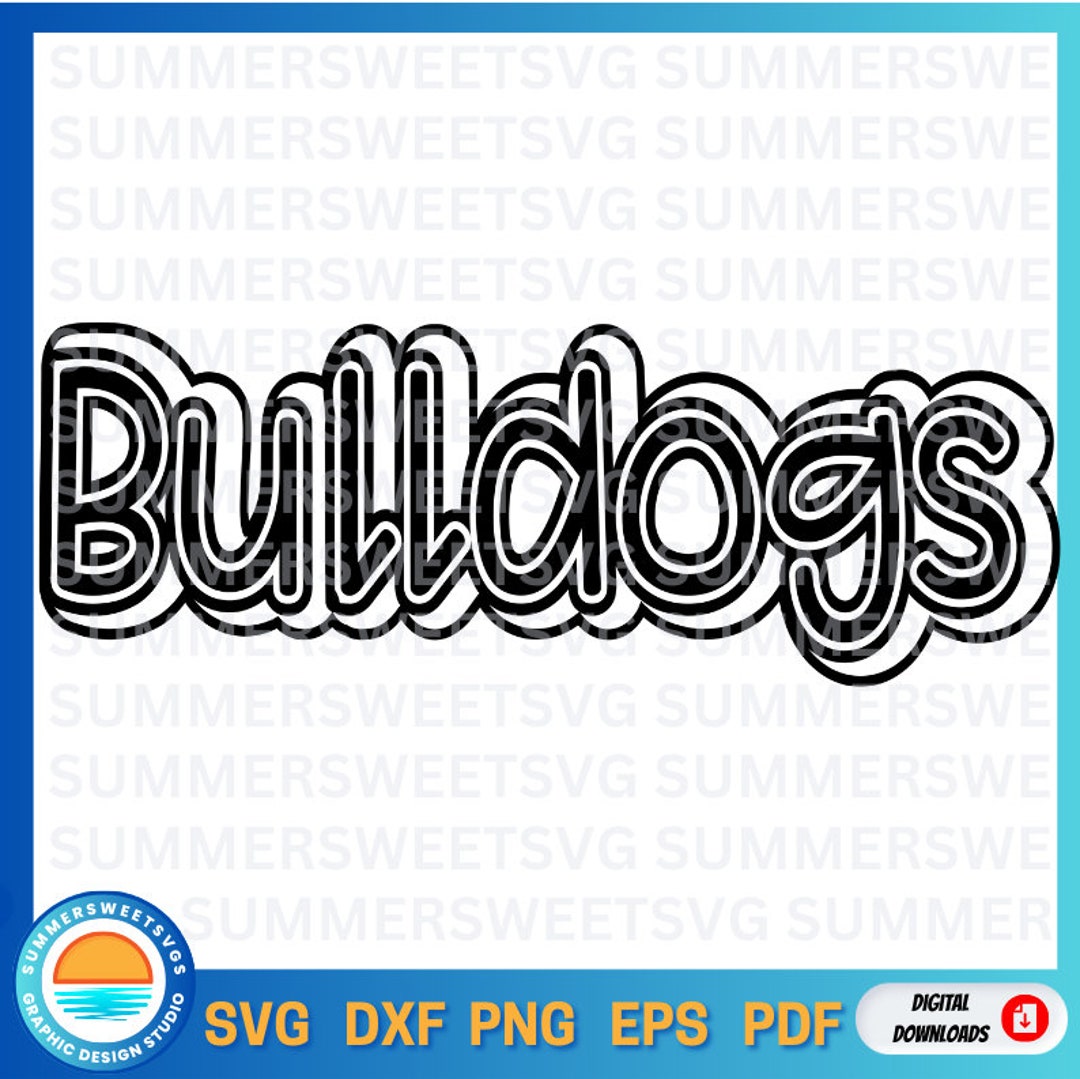 Bulldogs Svg, Bulldog Spirit Svg Cut File, Kids School Shirt Design ...