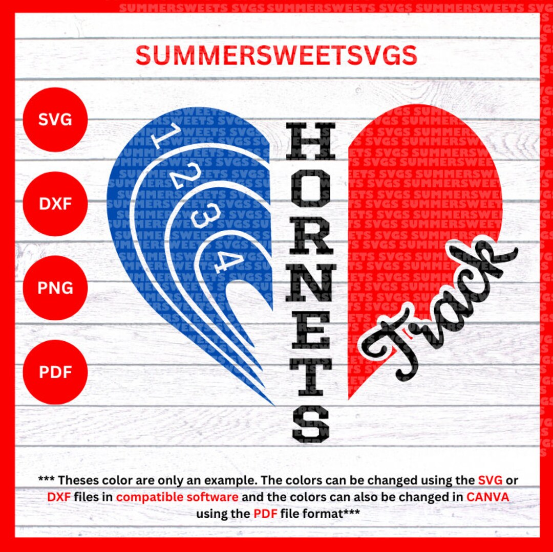 Track Svg, Track and Field Svg, Team Spirit Svg, Track Design, Hornets ...