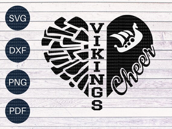 Viking Svg Cheer Svg School Spirit Svg Vikings - Etsy