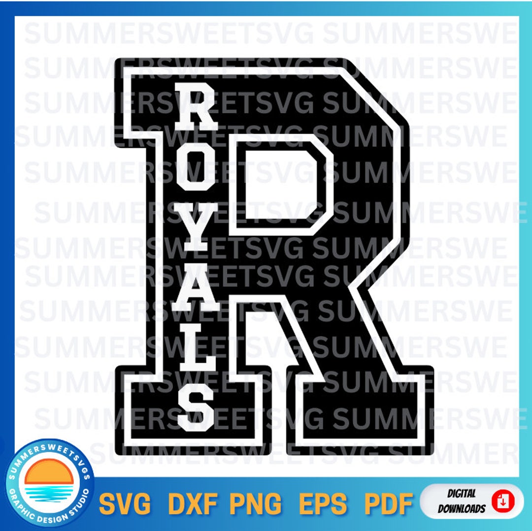 Royals Svg, Cheer Svg, Letter R Svg, School Spirit Svg, Sublimation Png ...