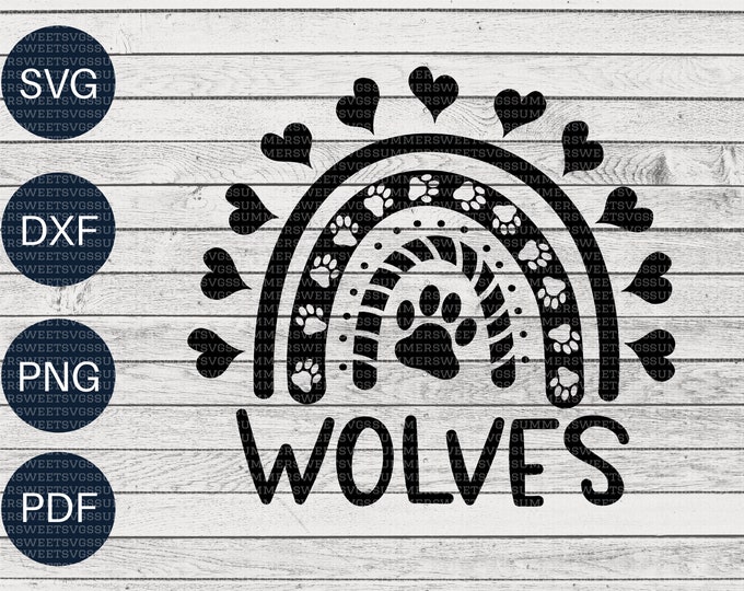 Wolves Svg Cheer Svg Elementary Svg Cheer Mom Team Spirit - Etsy