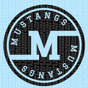 Mustangs Svg, Mustangs Png, Letter M Svg, Mustang Pride Svg, Team ...