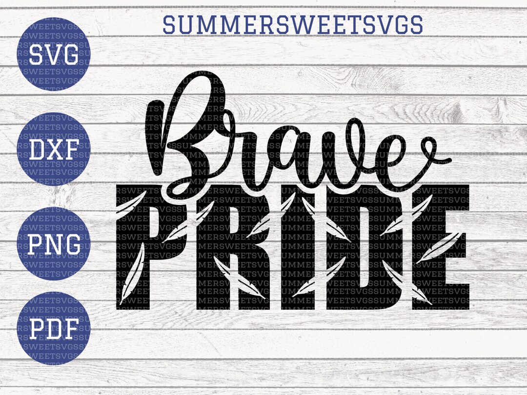 Braves SVG Brave Pride School Spirit Cheer Mom Svg Cricut - Etsy