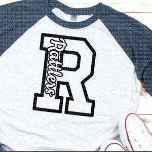 Rattlers Svg, School Spirit SVG, Letter R Svg, Boys Design, Team Spirit ...