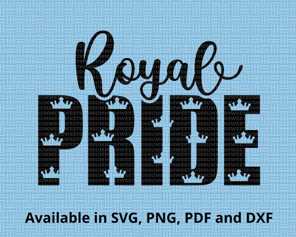 Royals Svg Cheer Svg Team Spirit Svg Cricut Cut Files - Etsy