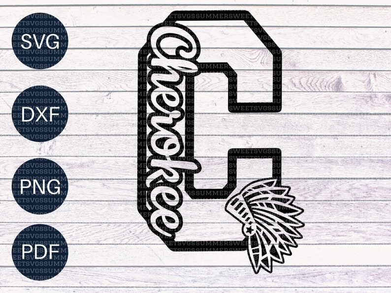 Cherokees Svg Cheerleader Team Spirit Cherokee Svg Png - Etsy