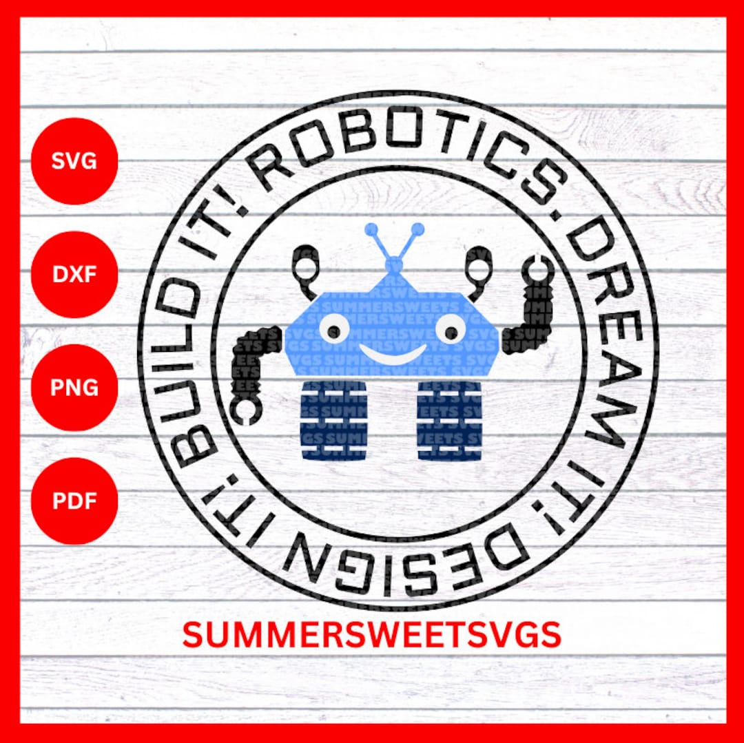 ROBOTICS SVG, Robotics Team, Robotics Shirt Svg, Robotics Club ...