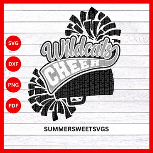Wildcats Svg File Wildcats Cheer Svg Team Spirit Wildcats - Etsy