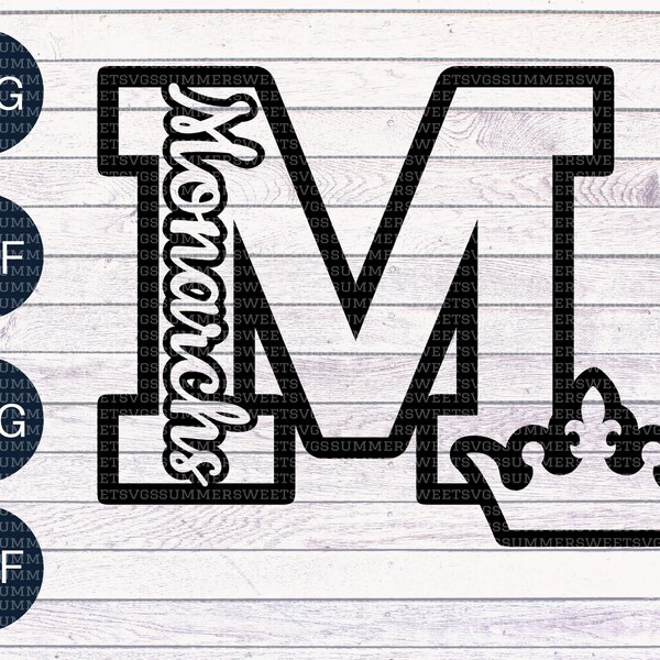 Varsity Letter M Svg - Etsy