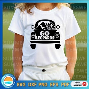 Go Leopards SVG, Leopards Svg, Paw Print Svg,school Shirt Svg, Tailgate ...