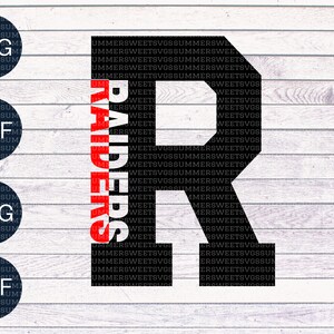 Raiders Svg Raider Svg Team Spirit Svg Cheer Svg Raiders - Etsy