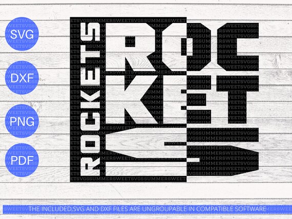 Rockets SVG Team Spirit Svg School Pride Design Cheer Shirt - Etsy