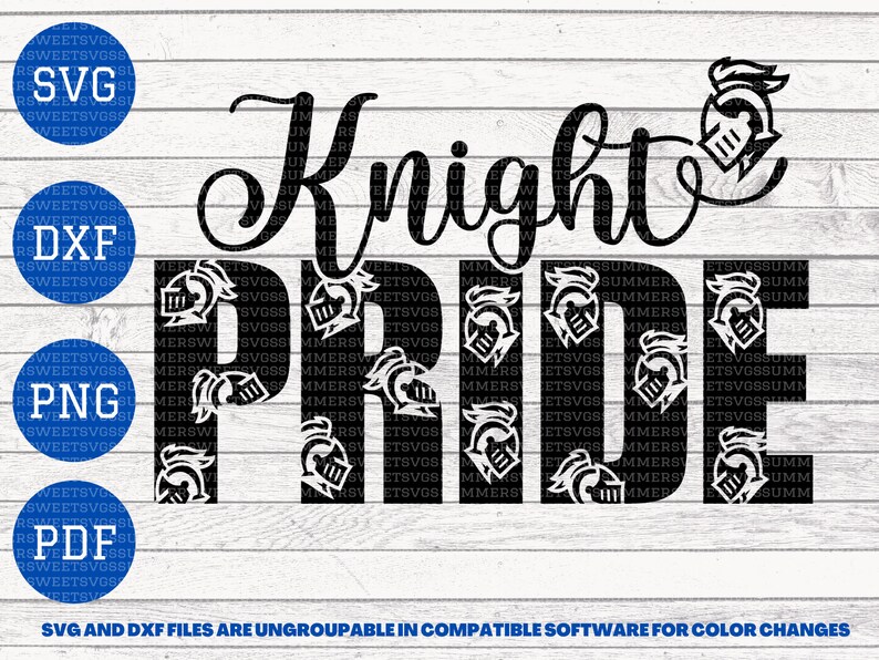 Knight Pride SVG Knights Svg Team Spirit Svg Pride Shirt - Etsy