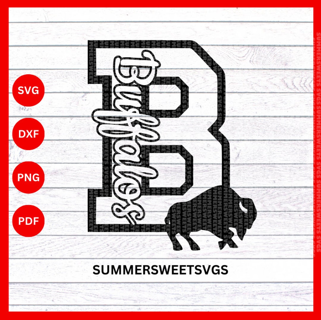 Buffalo Svg, Buffalo Png, Cheer Svg, Buffalos Svg, Team Spirit Svg ...