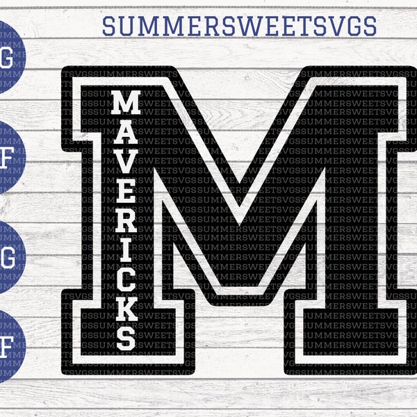 Marshall Mavericks Svg - Etsy