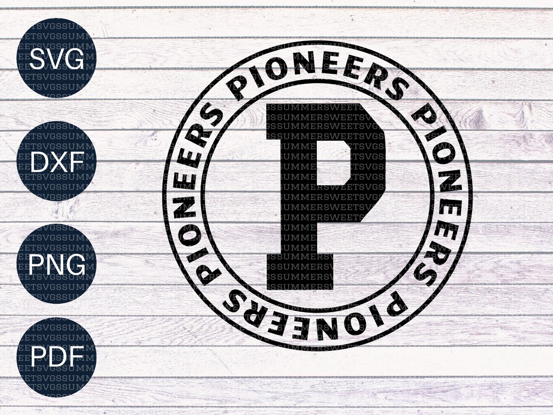 Pioneers Svg Cheer Mom Svg Team Spirit Shirt Design Svg - Etsy