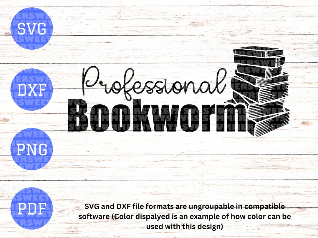 Book Lover Svg Bookworm Svg Reader Svgteacher Svg Libarian - Etsy