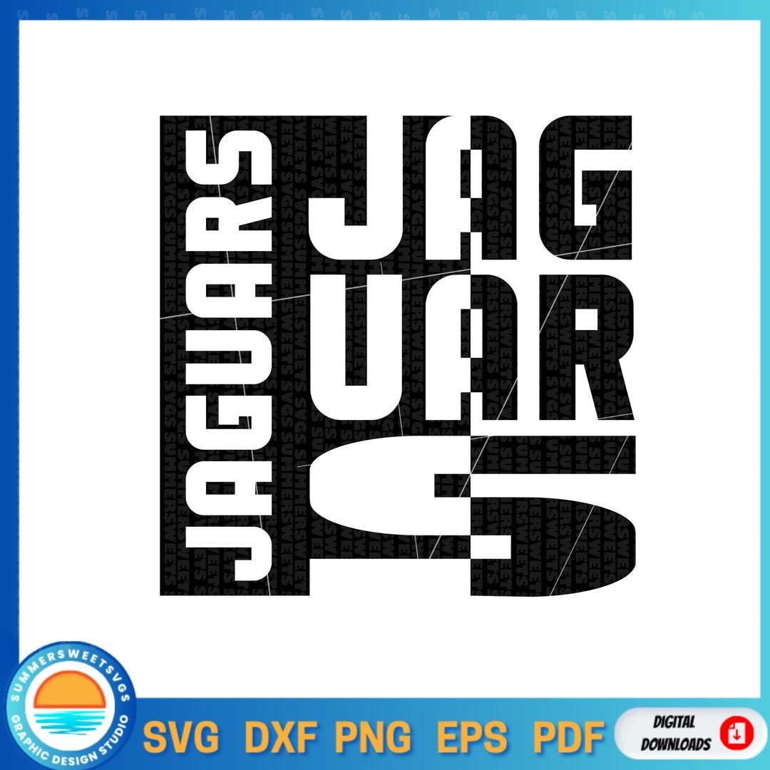 Jaguars Svg, Jaguars Png, School Pride Svg, Team Spirit, Football Svg ...