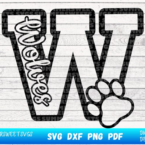 Wolves Svg Cheerleader Svg School Spirit Svg Cheer Svg - Etsy