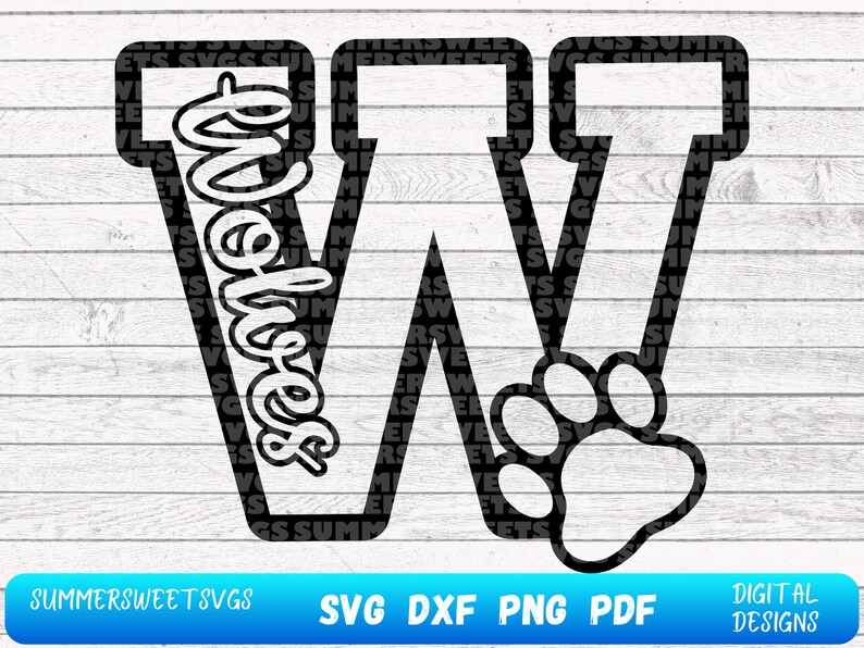 Wolves Svg Cheerleader Svg School Spirit Svg Cheer Svg - Etsy